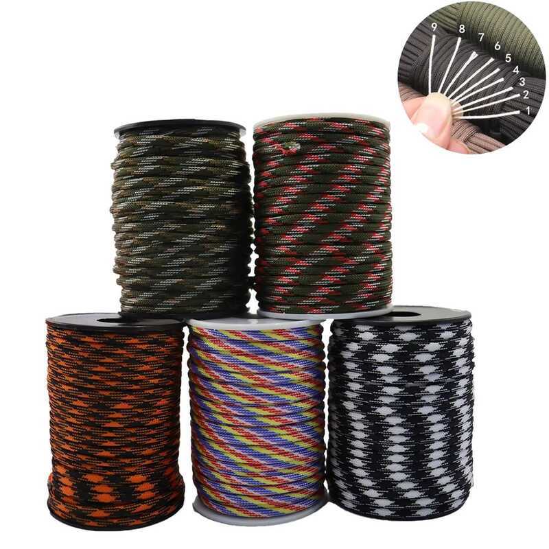 IRONDONKEY 100m Polypropylene Scroll Outdoor 4mm Rescue Binding Tent ...
