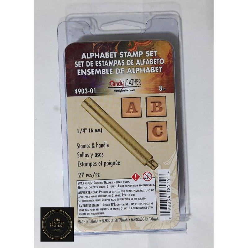 The Leather Project STAMP ALPHABET SET 6MM TANDY MANUAL ALPHABET STAMP ...