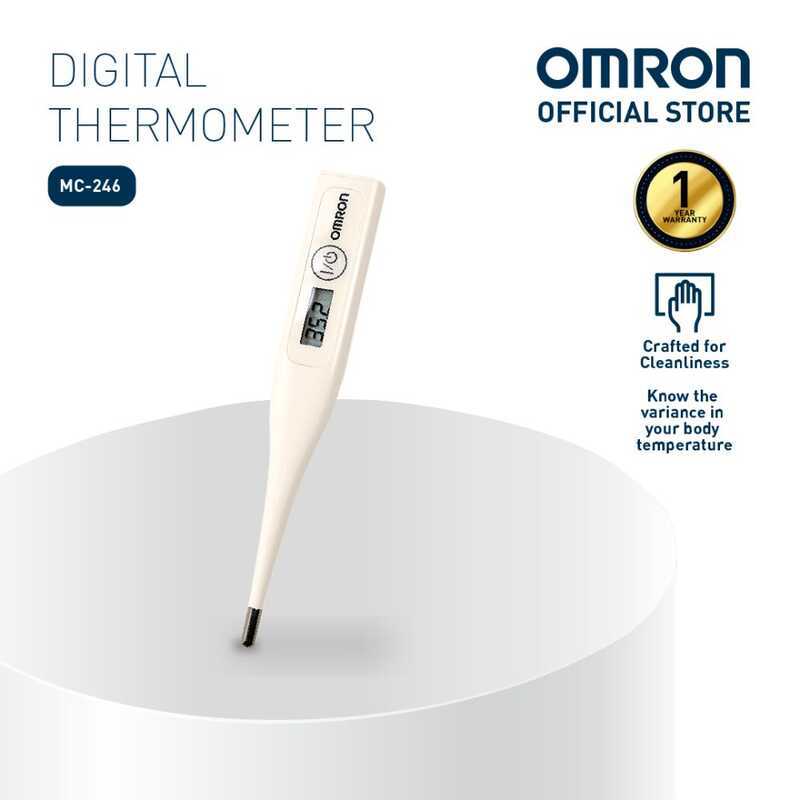 Omron Mc-246 Digital Pencil-Type Thermometer For Baby And Body ...