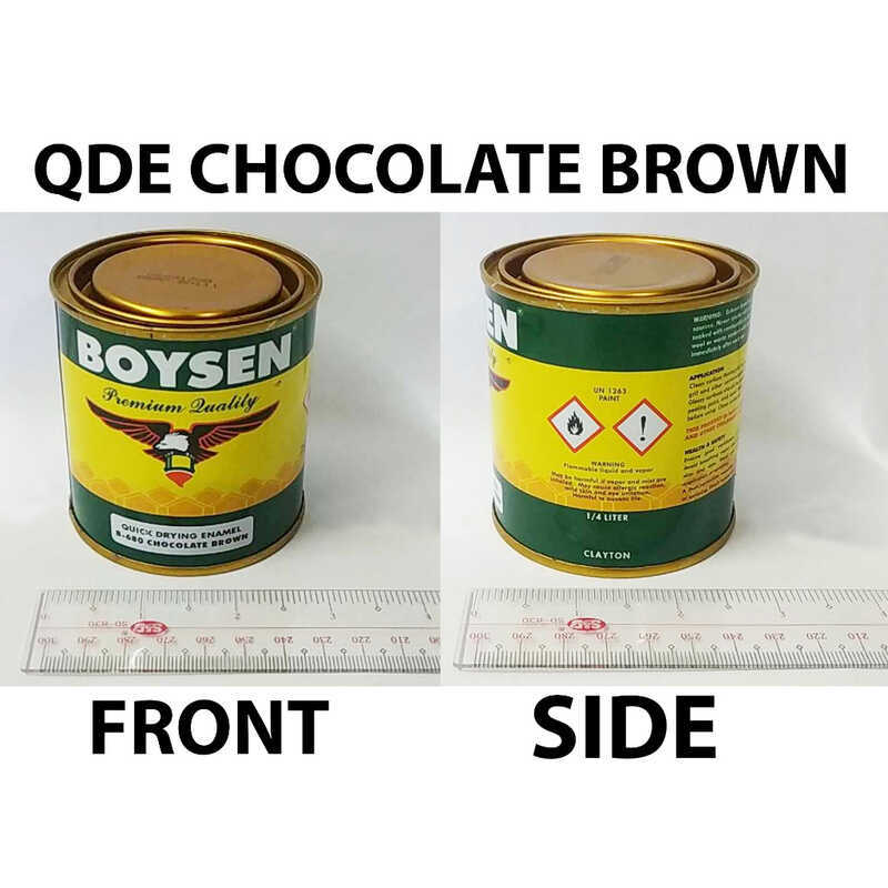 BOYSEN QDE CHOCOLATE BROWN B-680 FOR WOOD AND METAL ...