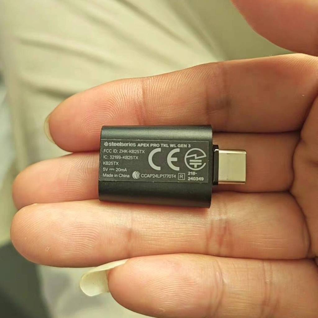 ☑♥ Original Accessories for SteelSeries APEX PRO TKL GEN3/2023 Wireless Keyboard Receiver ...