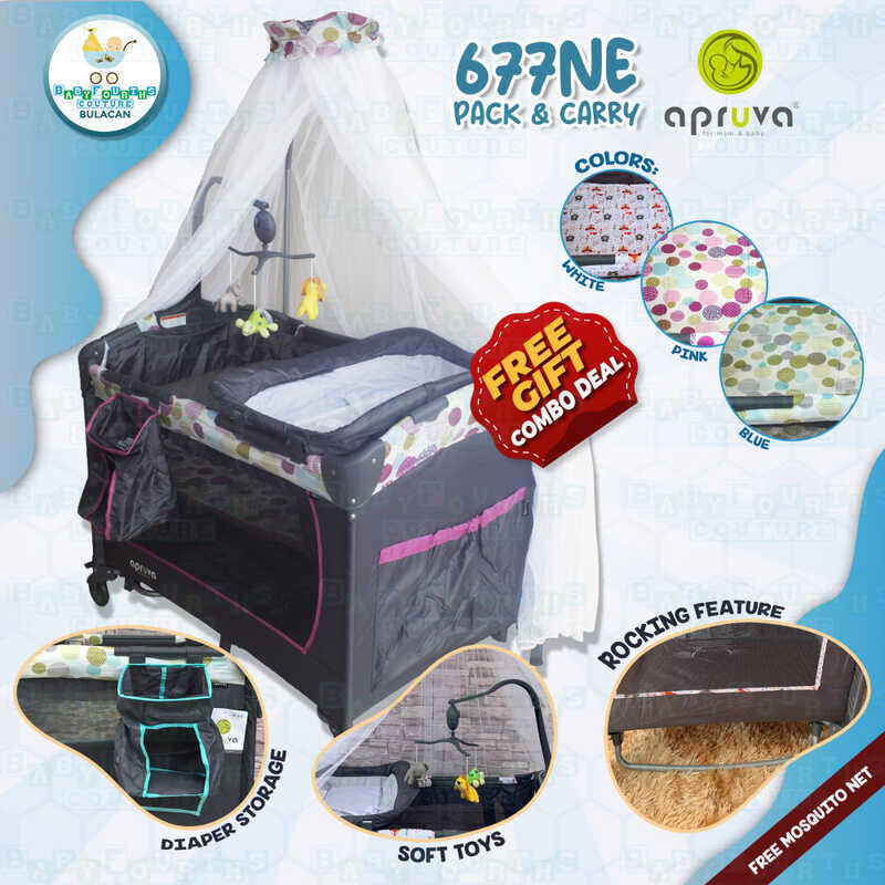 Apruva Pp-677Ne Crib/Playpen With Princess Mosquito Net For Baby 5Fa ...