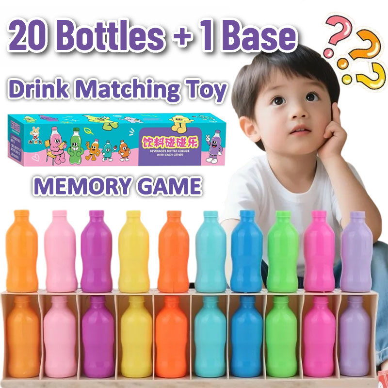 Bottle Color Matching Toy Bottle Color Game for Kids and Adults Memory ...