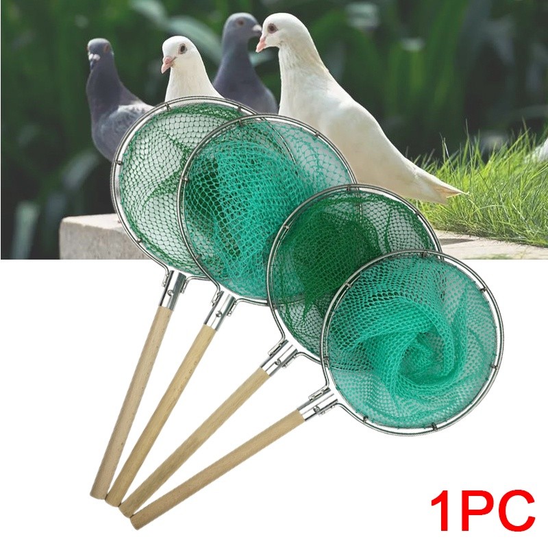 1/2PCS Bird Catcher Wooden Handle Flexible Bird Catching Net for ...