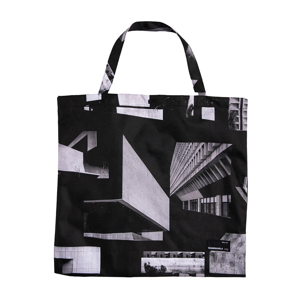 TEAM MANILA STRUCTURES TOTE BAG BLACK | Shopee Philippines