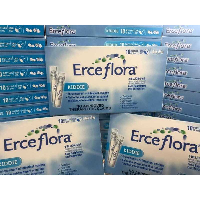 Erceflora Kiddie Probiotics For Kids 10 Mini Bottles 16B | Shopee ...
