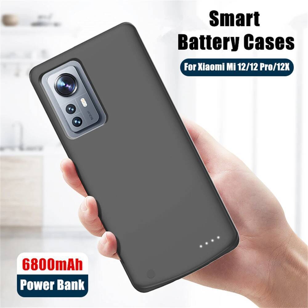 Charger 6800Mah Mi12 Pro 12X Power Bank For Xiaomi Mi 12 Battery Case ...
