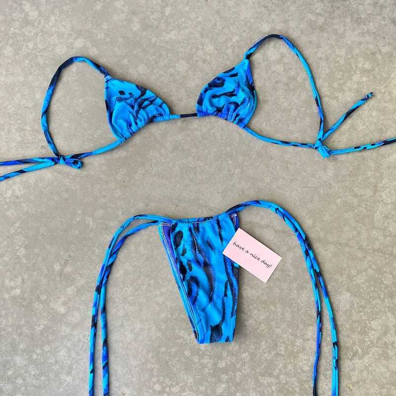 Yy Micro Push Up Women Swimsuits 2025 Swimwear Brazilian Bikini Set ...