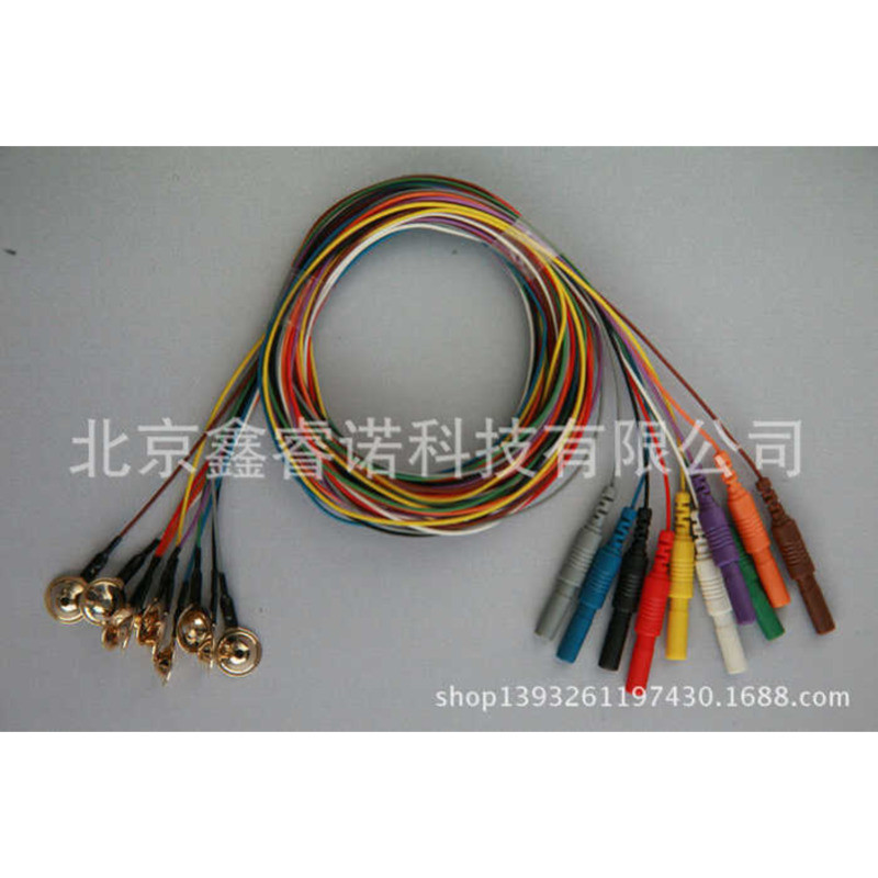 Machine Gold-Plated EEG Disc Wire Silver Chloride Electrode | Shopee ...