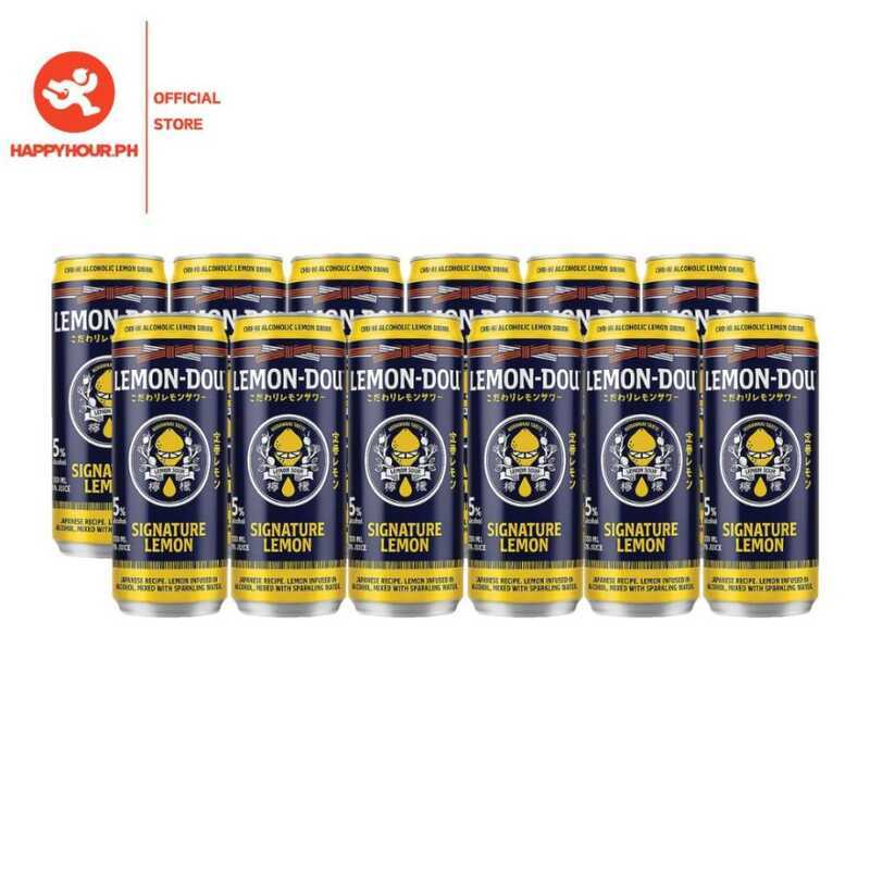 Lemon-Dou Signature Lemon 5% Alc. 330Ml 749 | Shopee Philippines