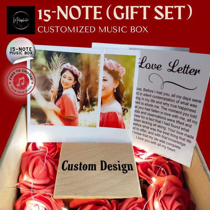 Custom Song Music Box (15-Note) GIFT SET 1D3 | Shopee Philippines