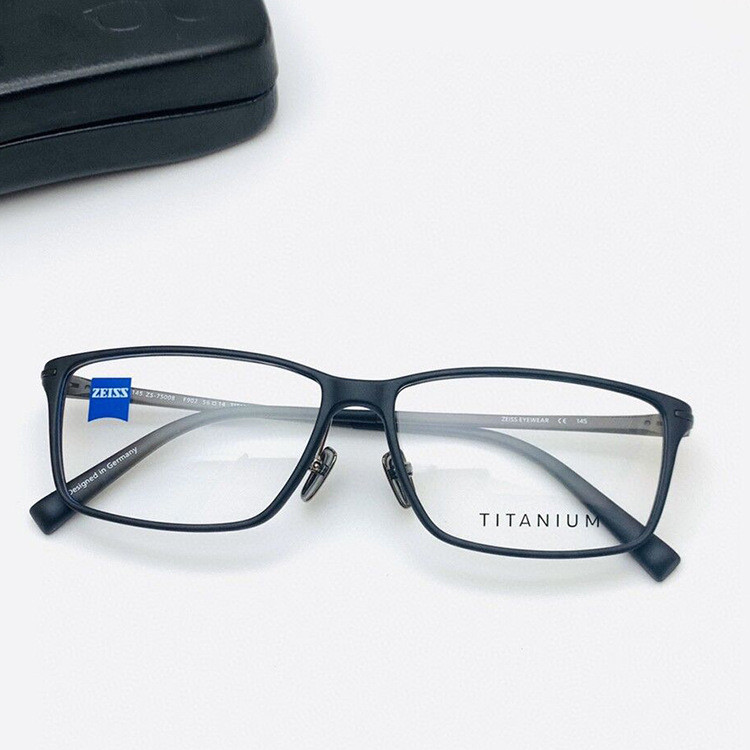 ZEISS Zeiss Pure Titanium Glasses Frame ZS75008 Men's High-end Business ...