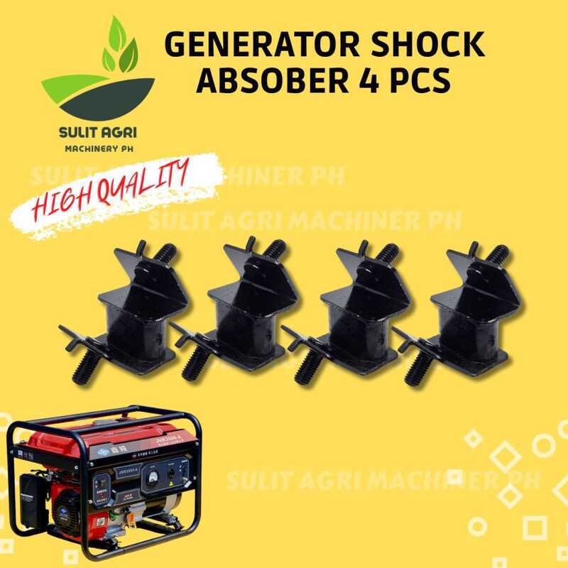 Generator Shock Proof Foot Absorber Support For Gasoline Diesel 2.5Kva ...
