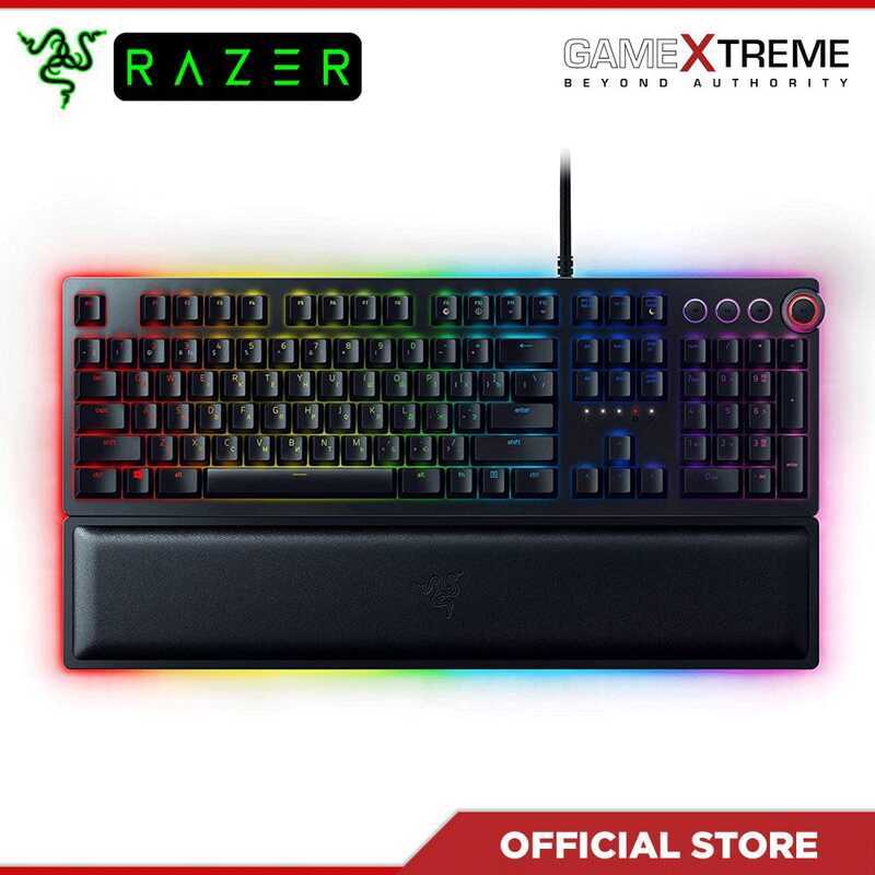 Razer Huntsman Elite Opto-Mechanical Gaming Keyboard [Purple Optical ...