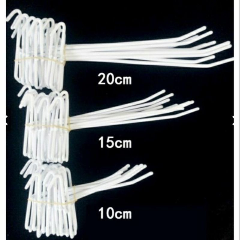 10pcs Stainless Steel Screen Hook White Wire Mesh Hooks Heavy Duty Wire ...