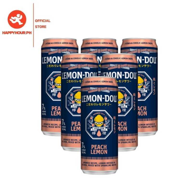 Lemon-Dou Peach Lemon 7% Alc. 330Ml 8B9 | Shopee Philippines