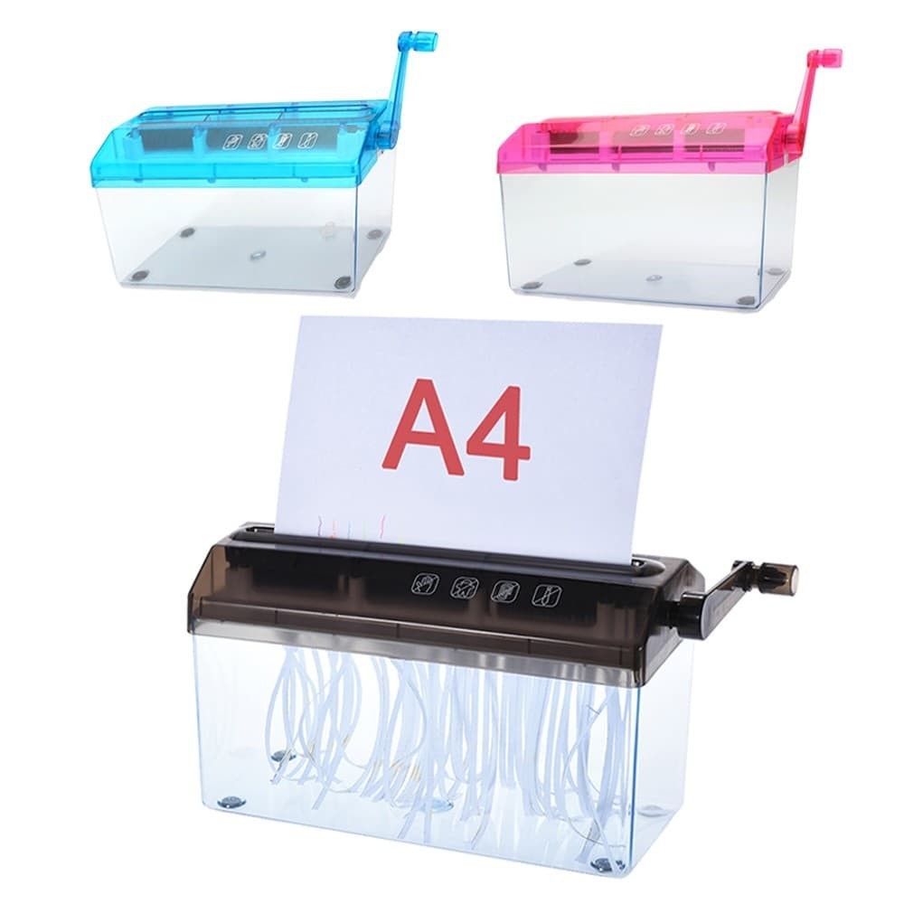 New Manual A4 A5 Shredder Creative Mini Desktop Hand A4 Paper Shredder ...