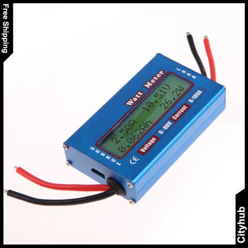 [7 Days Money Back Guarantee]Simple DC Power Analyser Watt Volt Amp ...