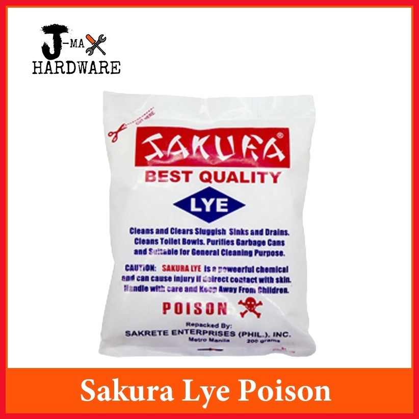 Sakura Lye Poison 200g White Cleaning Agents Powder Clear Sluggish ...