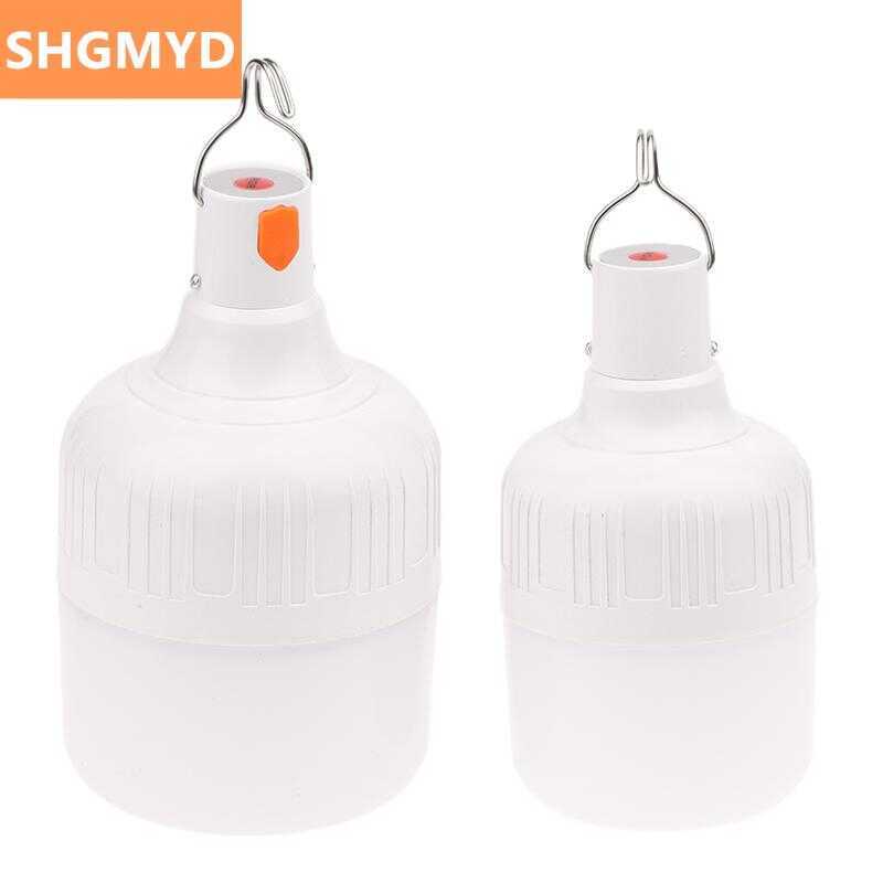 [Cod] SHGMYD 20 40 80 100W USB Rechargeable LED Camping Hanging Tent ...