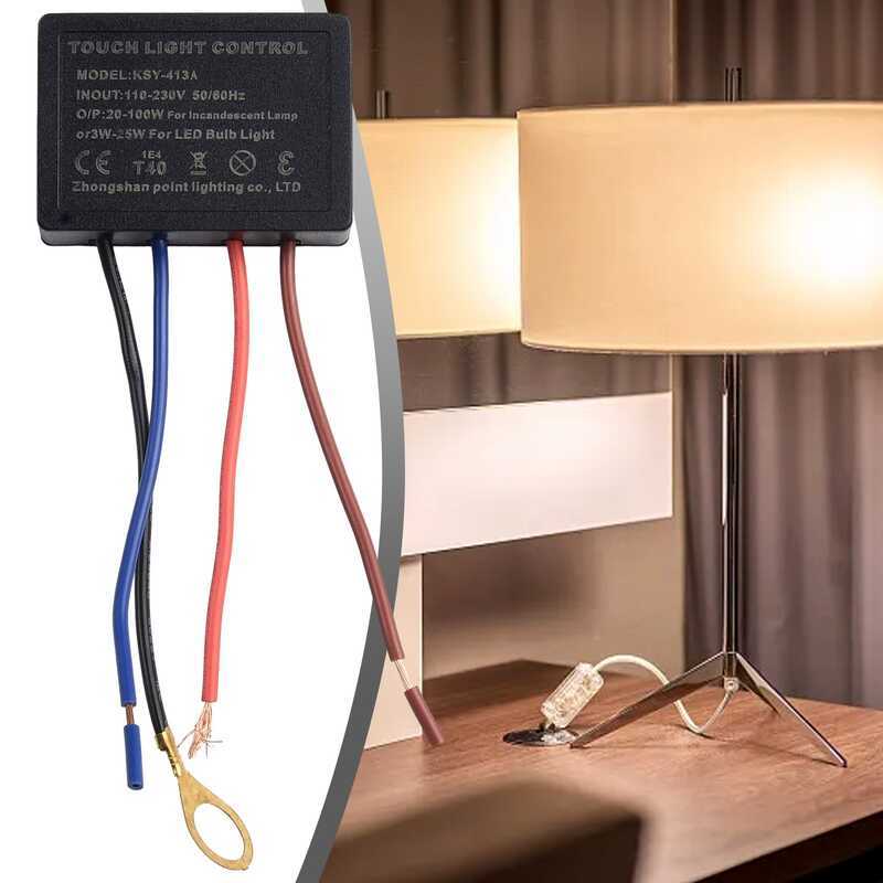 Toolstar 220V Light Switch Table Lamp Dimmer Control Module Sensor 3 ...