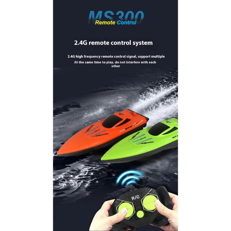 Lightweight Waterproof High Speed RC Boat - Racing Vessel with Precise ...