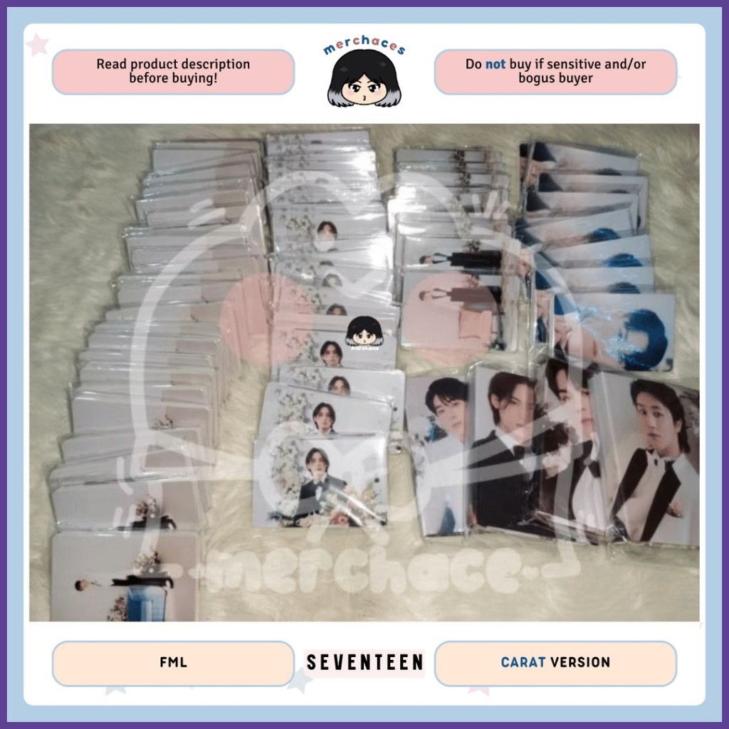 [UNSEALED] SEVENTEEN FML Album Carat Version - CarVer Binder NRPC ...