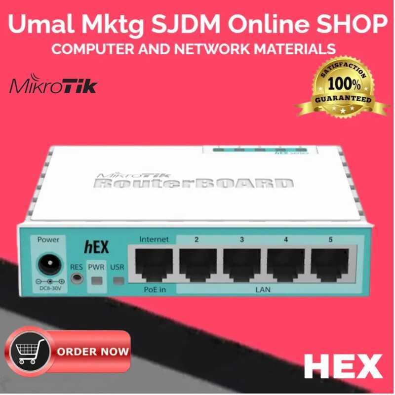 MIKROTIK RB750Gr3 HEX GR3 Bandwidth Manager Hotspot ,Switch, DUAL WAN ...