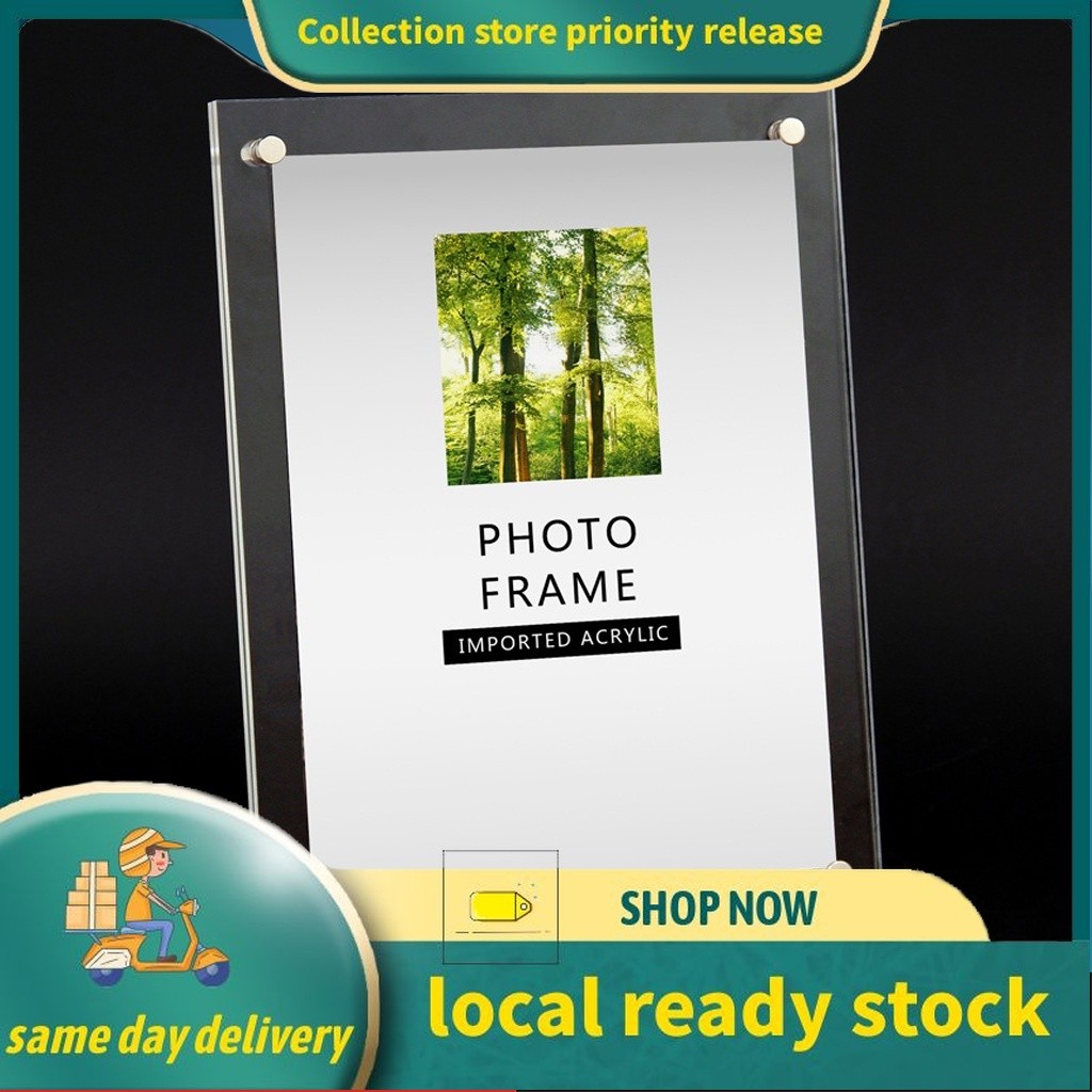 A4 Acrylic Display Stand Certificate Document Frame Acrylic Panel Stand ...
