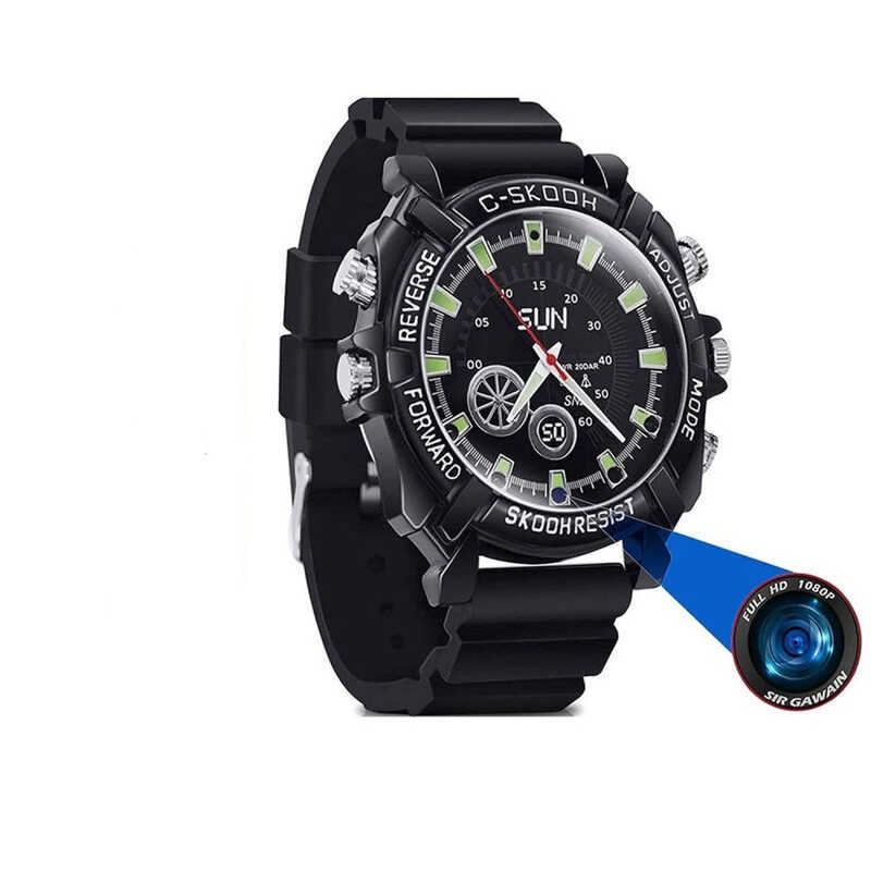 Mini DV Watch Spy Camera - Waterproof Full HD 1080P Hidden Cam Recorder ...