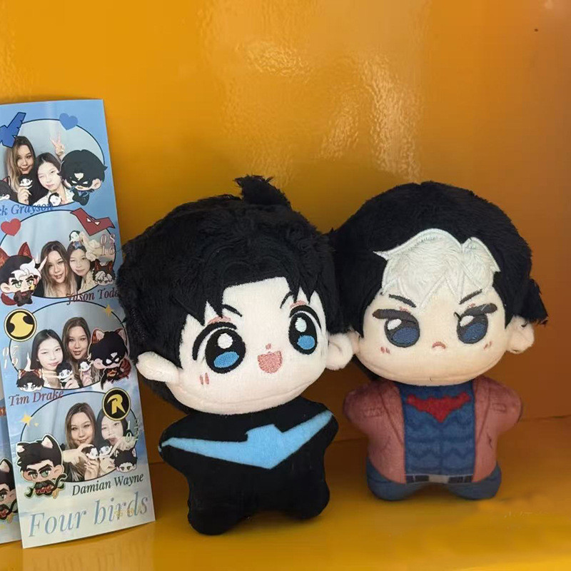 Batman 10cm Printed Cotton Doll - Nightwing Red Hood Dick Grayson Plush ...