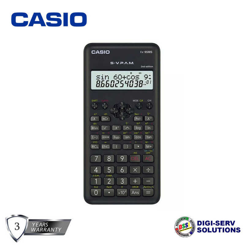 5 Casio Fx-95Ms 2Nd Edition Standard Scientific Calculator Df31bf ...