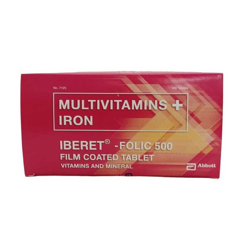 Iberet Folic 500Ft 100'S | Shopee Philippines