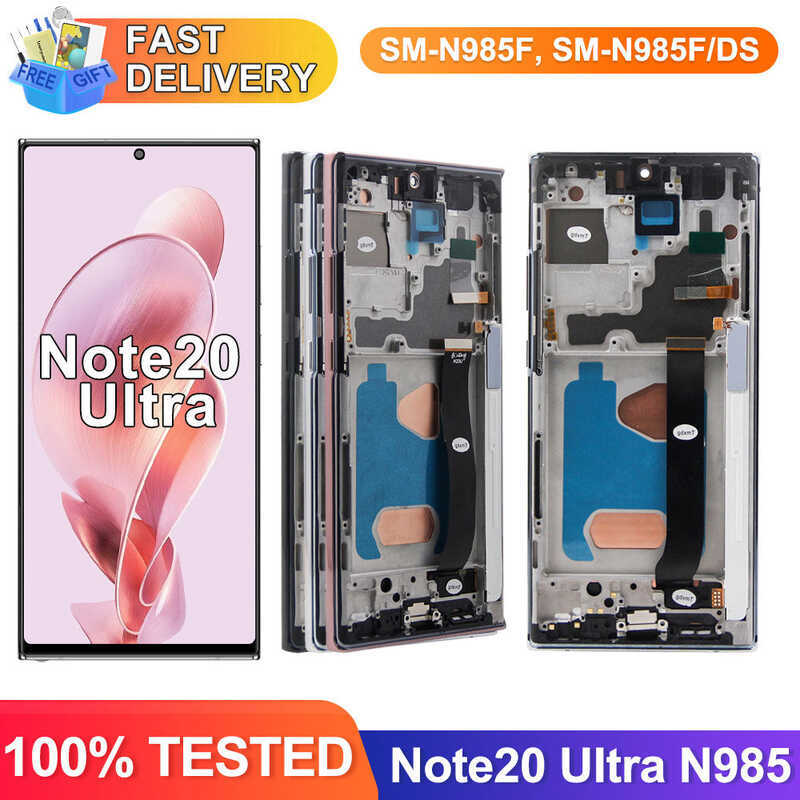 TFT Note20 N985f Lcd Display Digital Touch Screen With Frame For ...