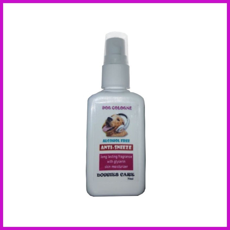 Dog Cologne 100ml - Baby Powder scent with Anti Sneeze Formula Alcohol ...