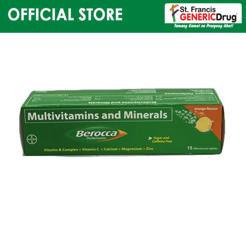 Berocca® Performance 15 Effervescent Tablets 2D7 | Shopee Philippines