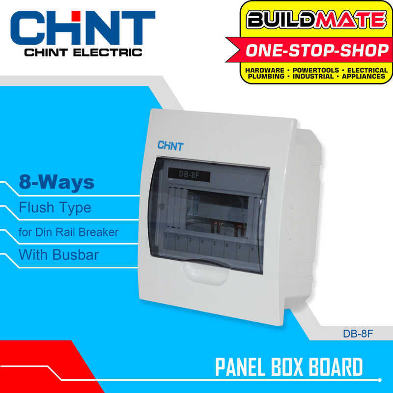 CHINT 8 WAYS FLUSH Type Panel Box Board For Din Rail Breaker With ...