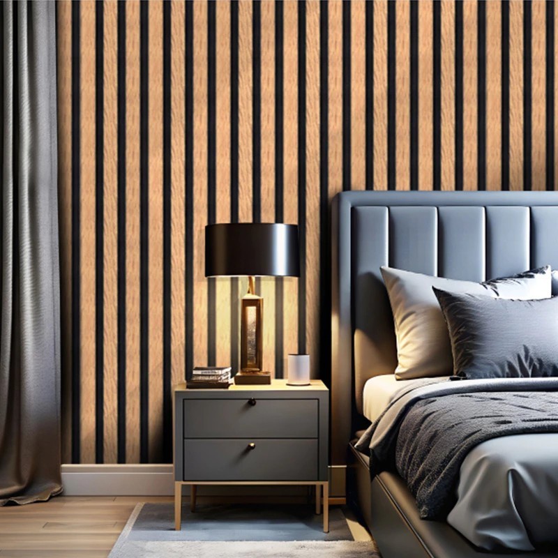 3M*45CM Wallpaper Wood Pattern Design Wall Sticker Waterproof ...