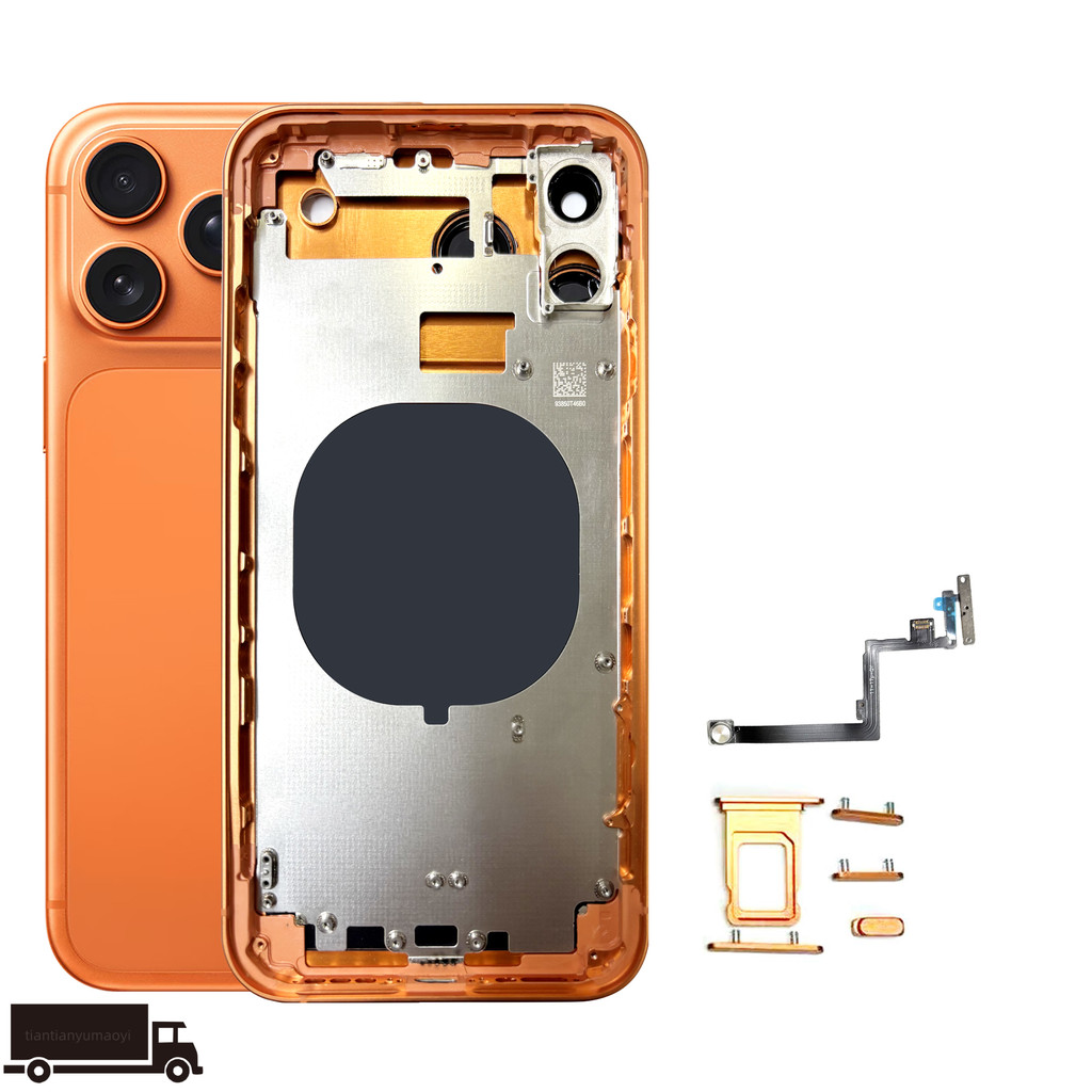 Housing for iPhone 11 to 17 Pro Conversion, Back Cover Replacement ...