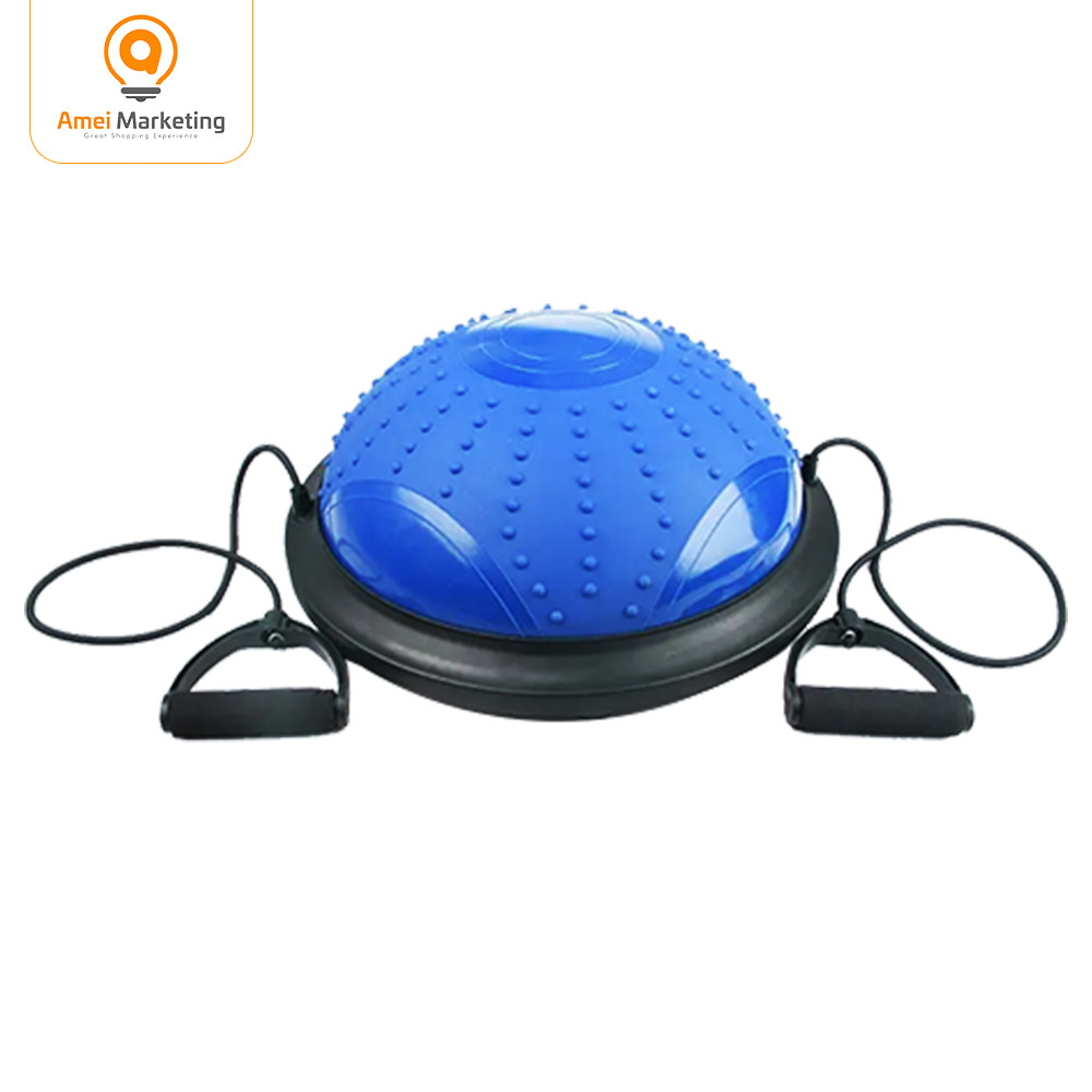 AMEI Ball Fitness Anti Burst Exercise Equipment Half Bosu Ball Fitness ...