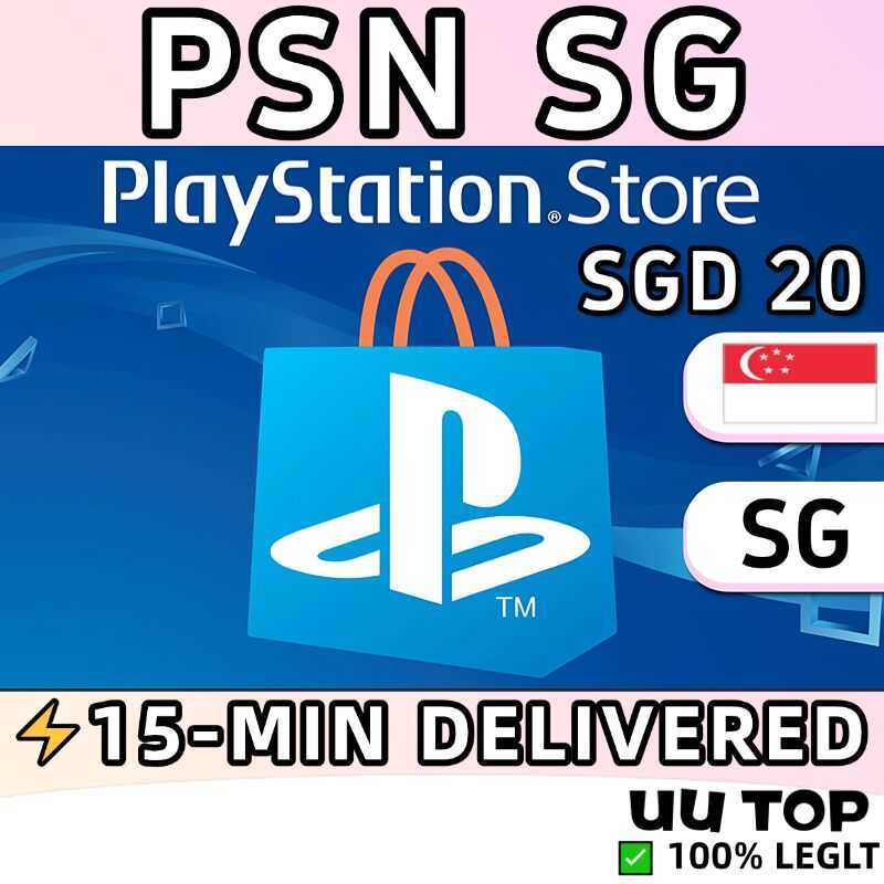 PSN SG 20 SGD Playstation PS Plus Network Credit Points Gift Card ...