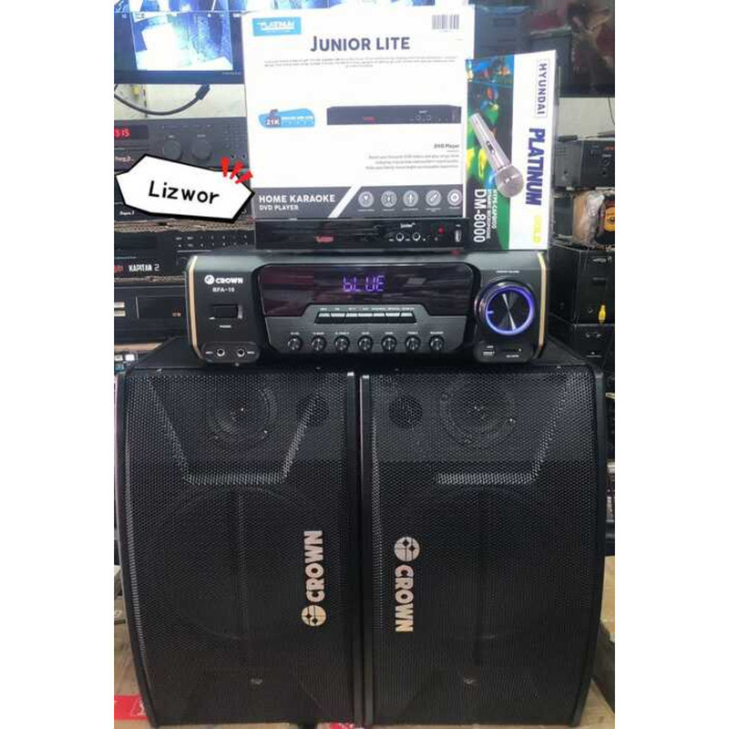 Videoke/Karaoke Set Bfa-10 Speaker And Amplifier /Ks-5 Karaoke Player ...