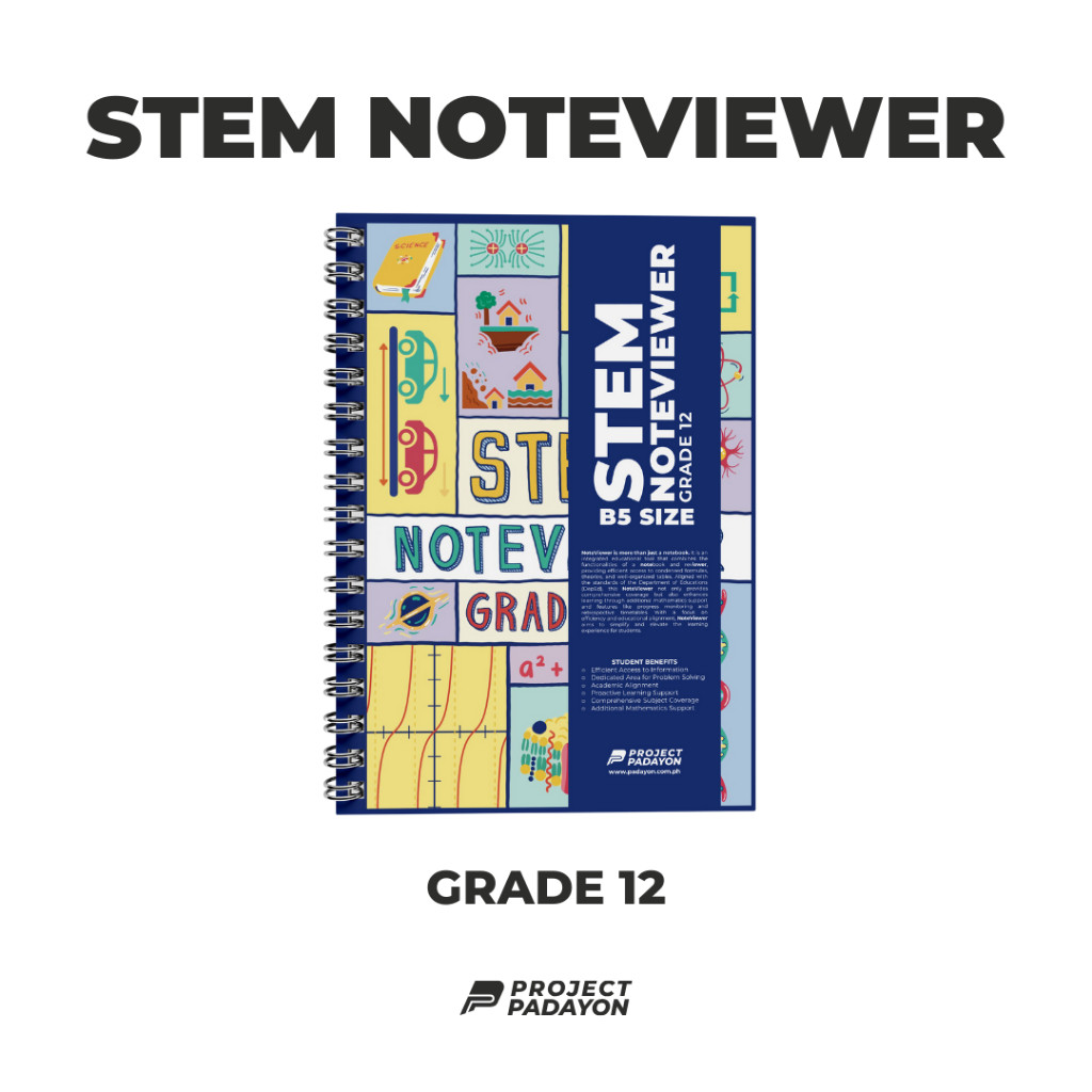 Grade 12 - STEM Noteviewer - Project Padayon | Shopee Philippines