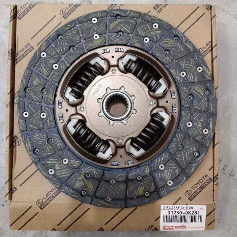 31250-0K281 CLUTCH DISC FOR TOYOTA HIACE 3.0 1Gd/2Gd , Innova, FORTUNER ...