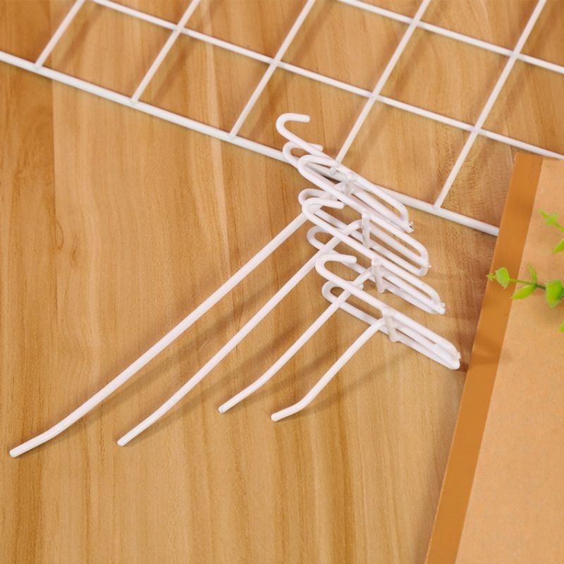10pcs Stainless Steel Screen Hook White Wire Mesh Hooks Heavy Duty Wire ...