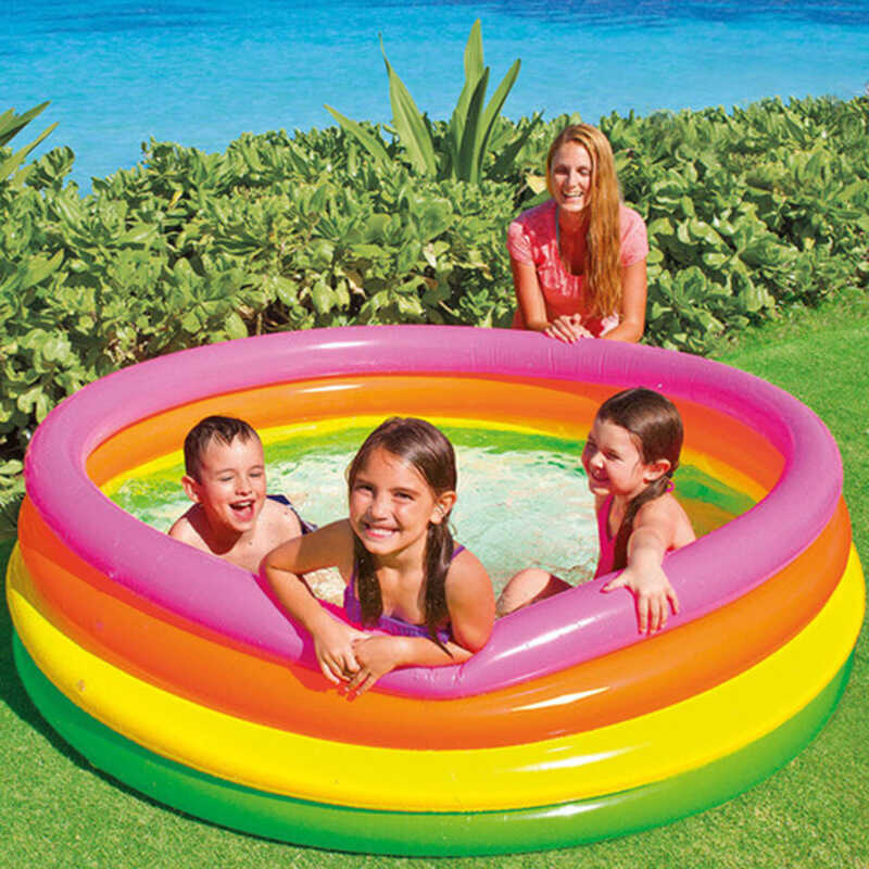 INTEX56441 Family Padding Pool Color Swimming Pool Fluorescent ...