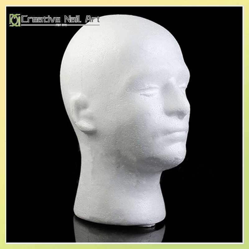 【Cod & Ready Stock】11' Male Head Model Foam Mannequin Dummy Wig Glasses ...