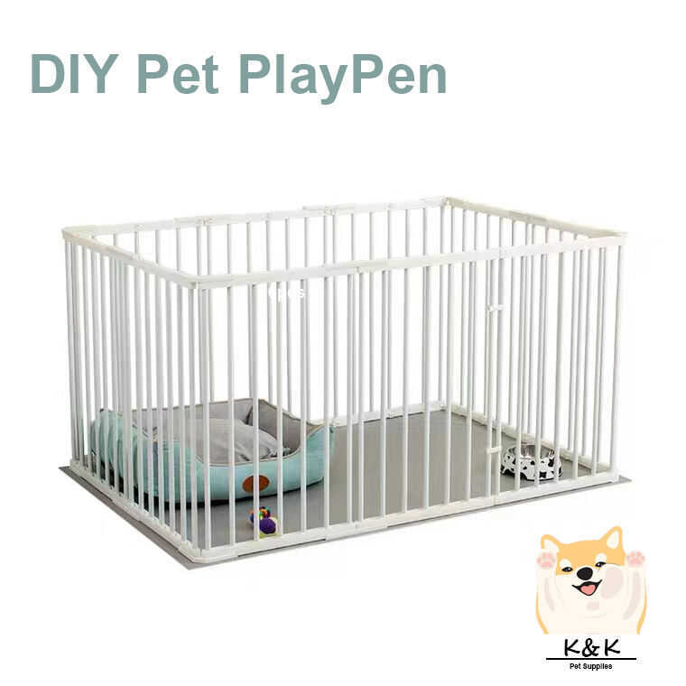 DIY Pet Play Pen Animal Cage Crate Metal A4b | Shopee Philippines