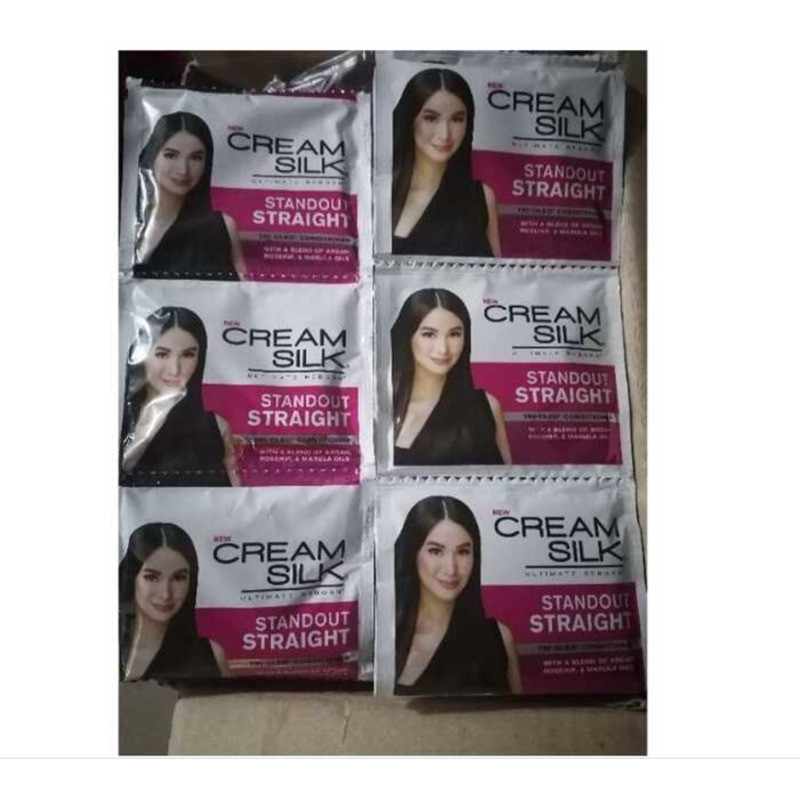 SET OF 12Sachet CREAM SILK CONDITIONER SACHET PINK A1f | Shopee Philippines