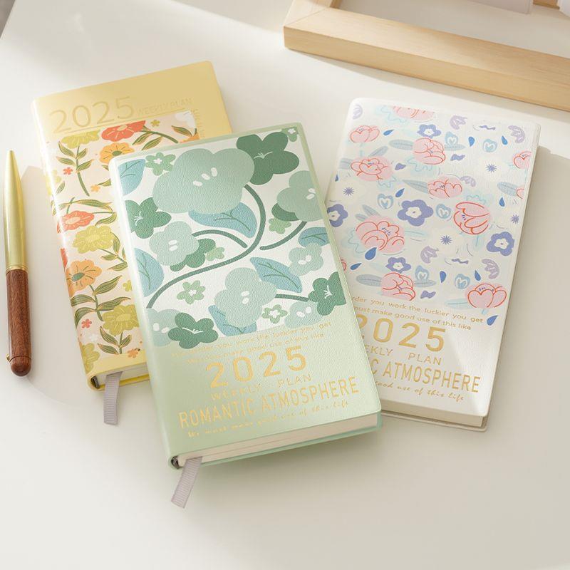 2025 Schedule Book Daily Plan Weekly Plan Handbook A6 Portable Time ...